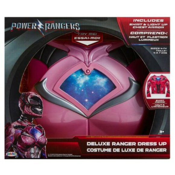 Costumes | Power Rangers Deluxe Ranger Dress Up Shirt Light Up Chest ...